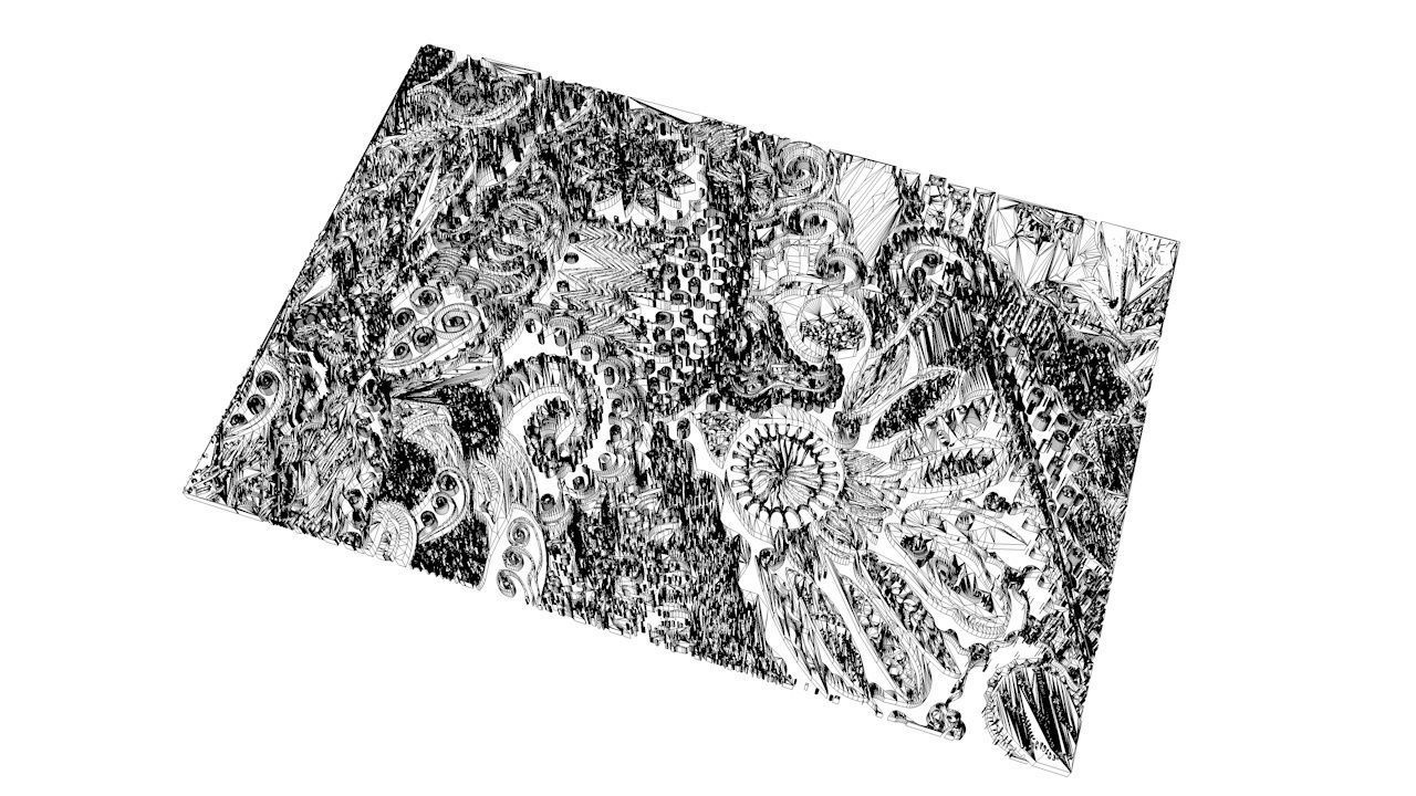 Abstract drawing free 3D model | CGTrader