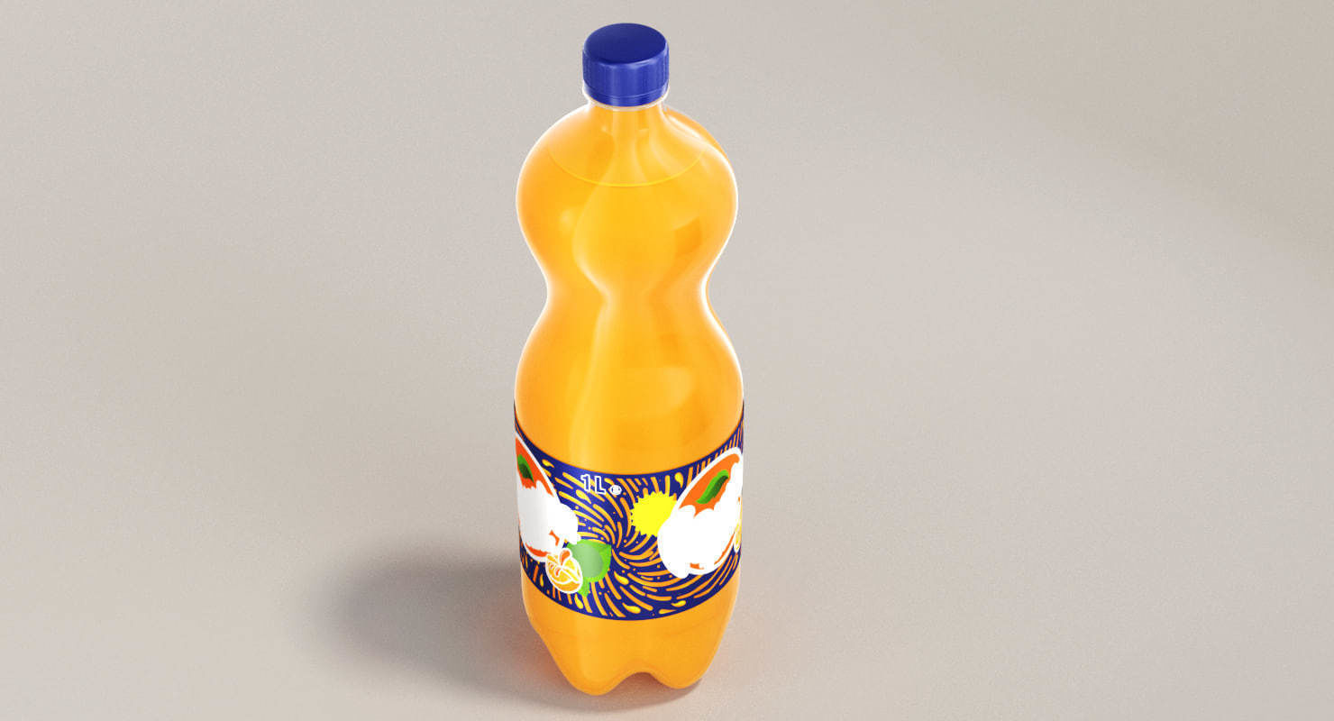 fanta bottle 3D model | CGTrader