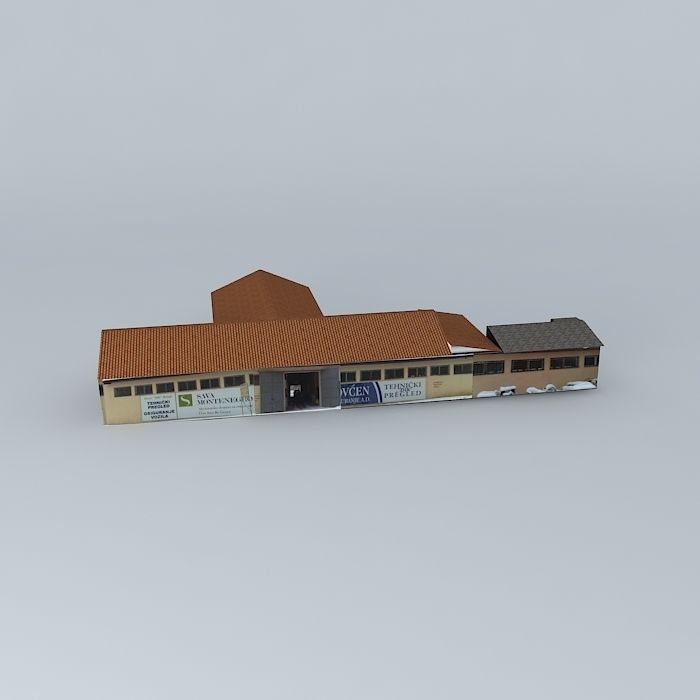 Bisernica buildings 3D model | CGTrader