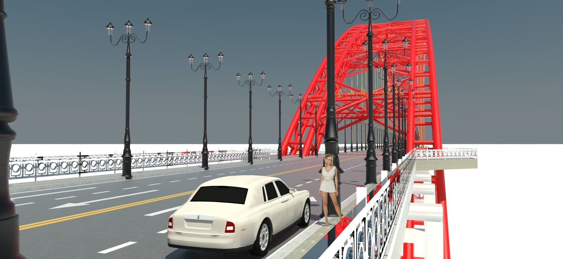 WuShan Yangtze River Bridge Chongqing China 3D model | CGTrader