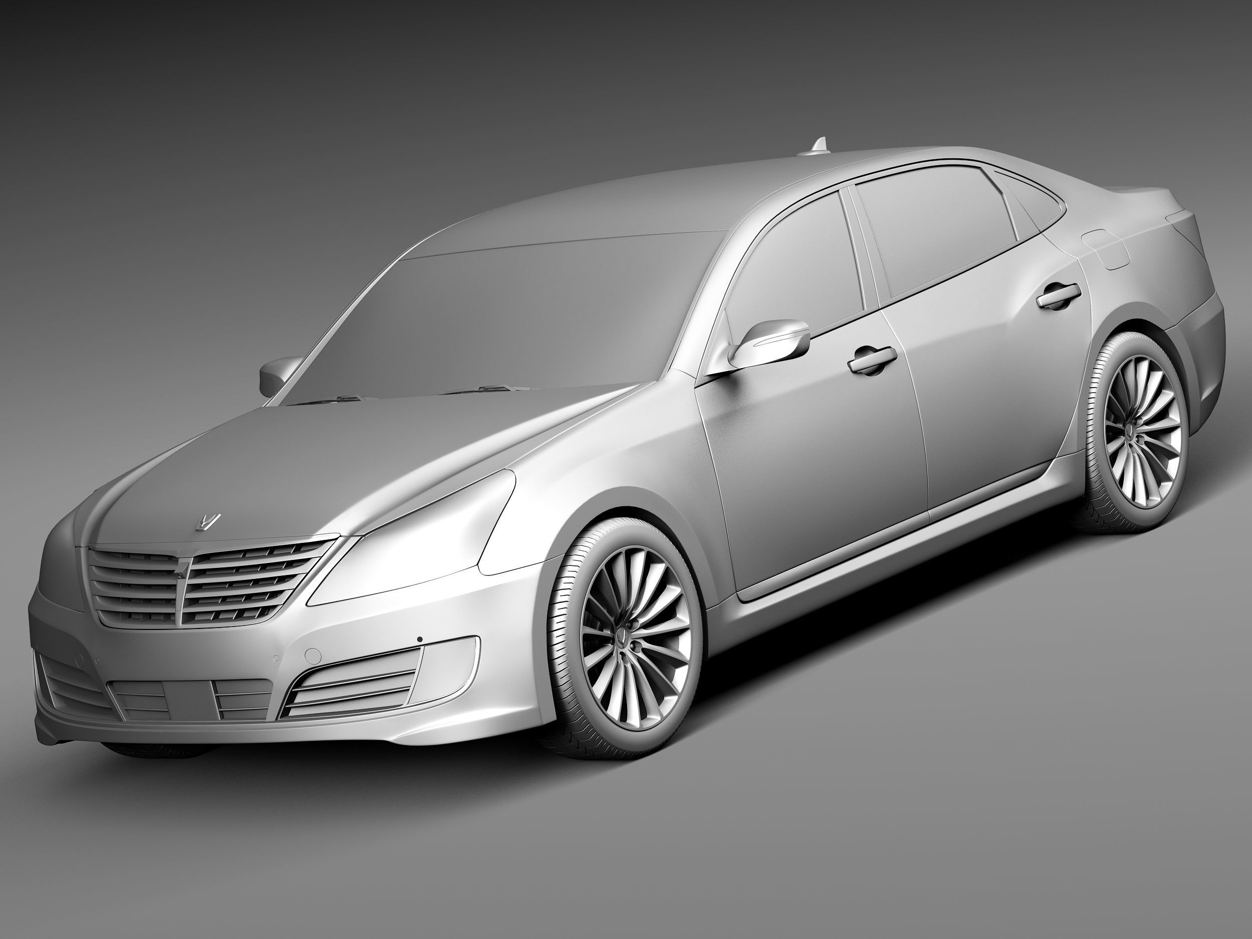 Hyundai Equus 2014 3D model | CGTrader