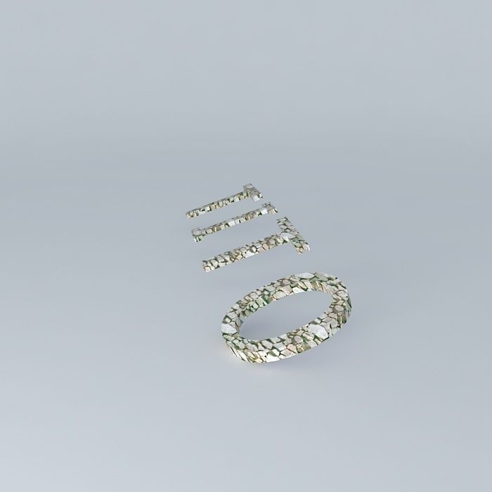 Tito wedding ring 3D model | CGTrader