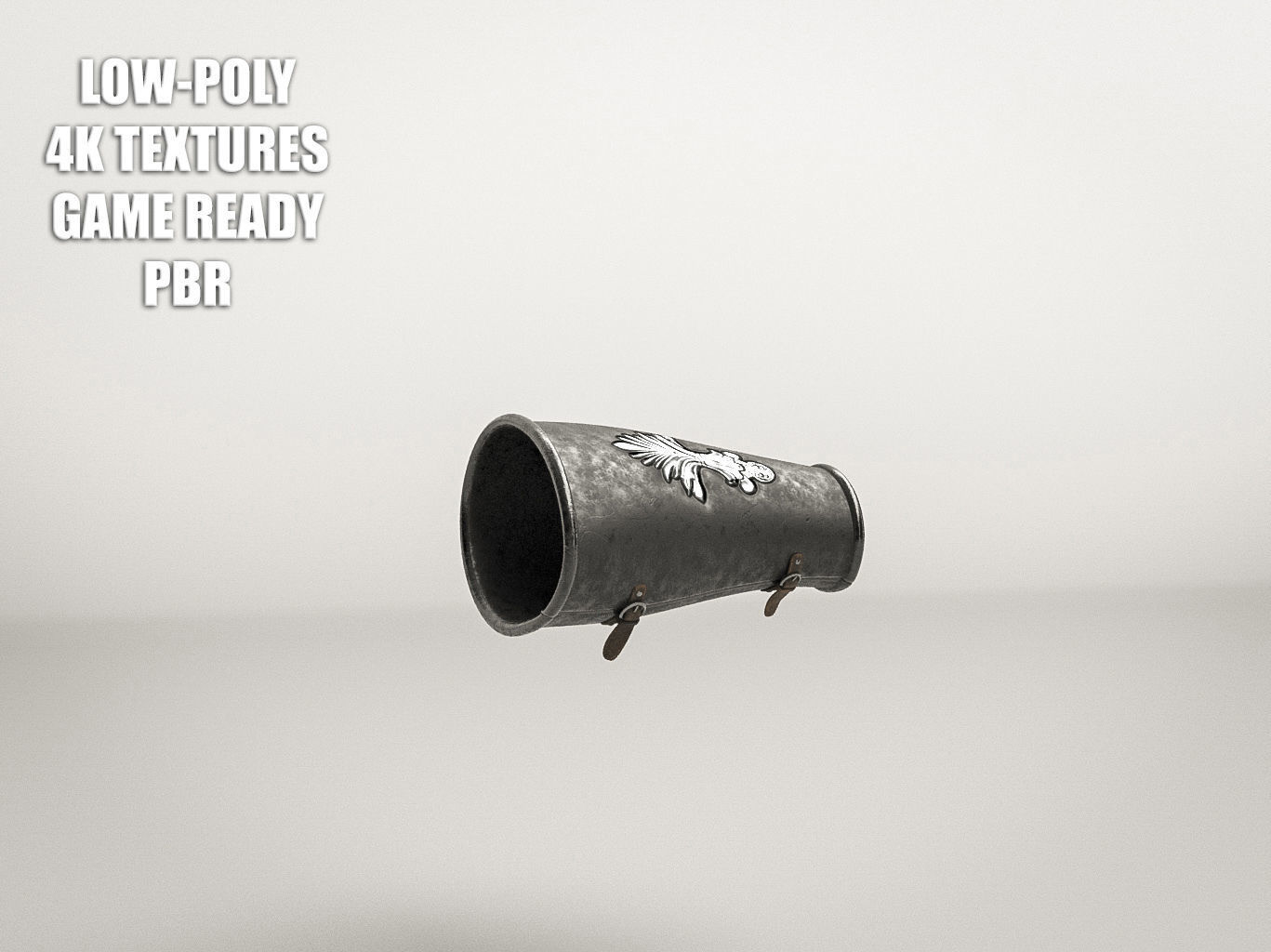 3D model Roman Armor Militar Bracelet Gauntlet VR / AR / low-poly ...