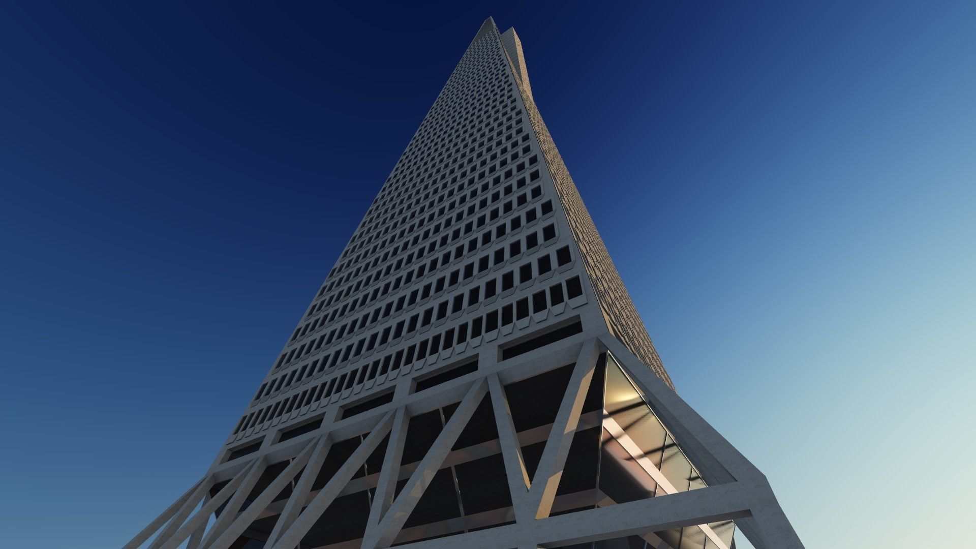The Transamerica Building 3D model | CGTrader