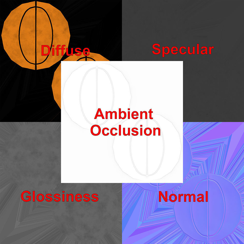 Balls soccer ball and basketball free VR / AR / low-poly 3D model ...