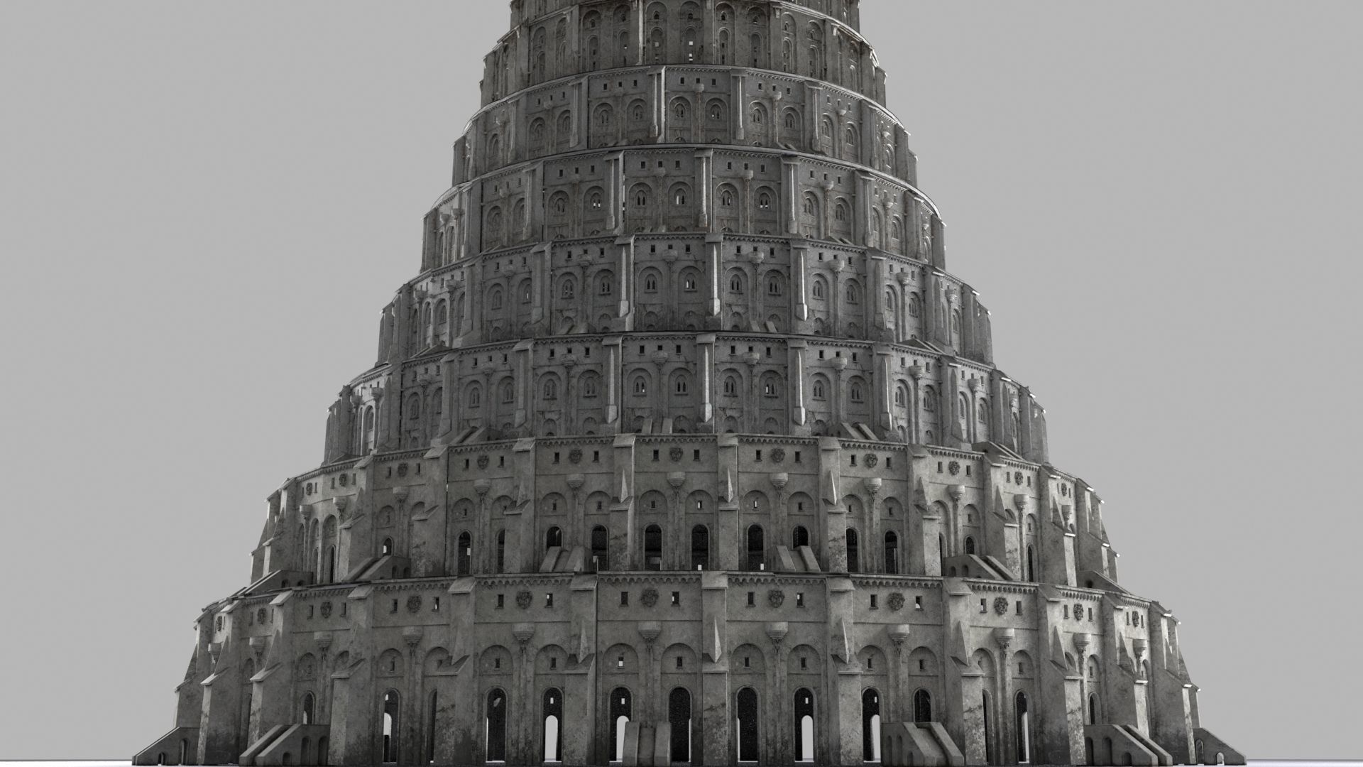 Tower of Babel 3D model | CGTrader