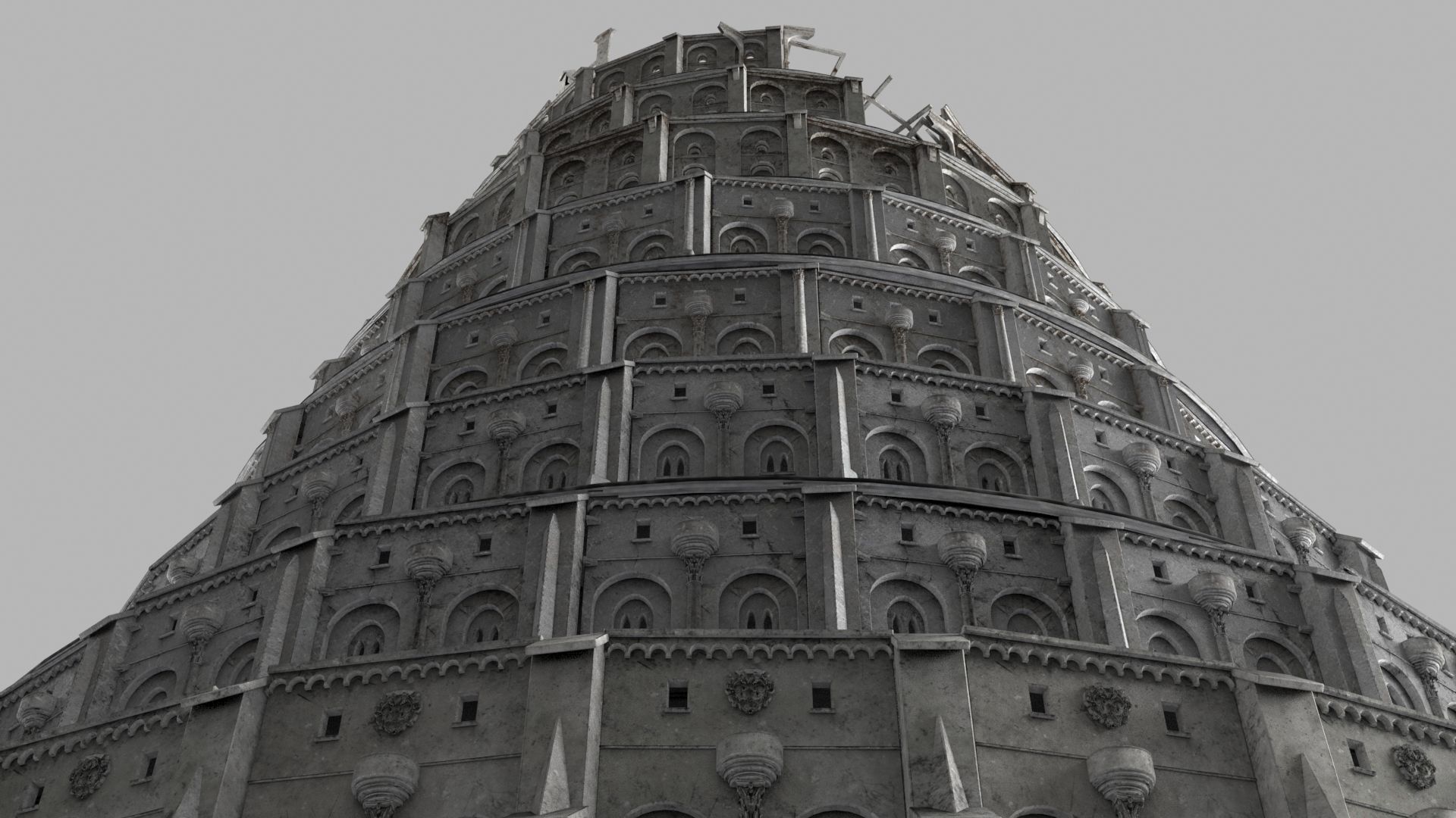 Tower of Babel 3D model | CGTrader