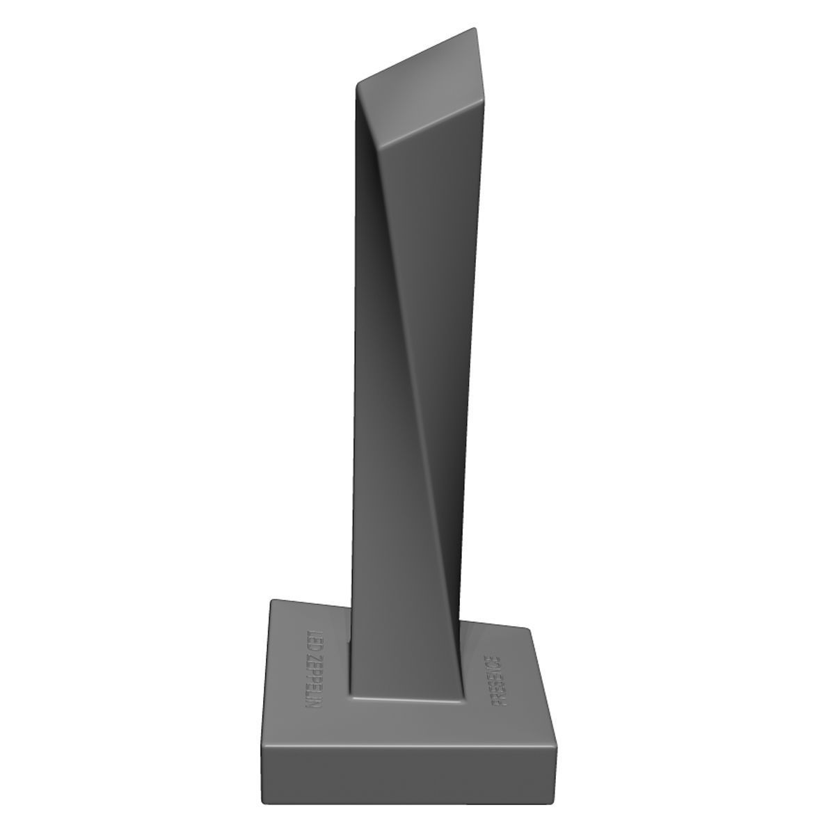 Led Zeppelin 1976 The Object 3D model 3D printable | CGTrader