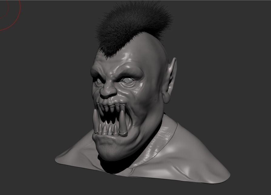 Orc head free 3D model | CGTrader