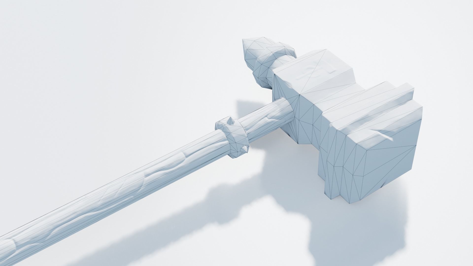 3D model Handpainted Fantasy Mallet VR / AR / low-poly | CGTrader