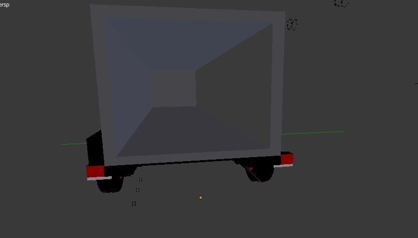 Custom 24 foot box trailer free 3D model | CGTrader
