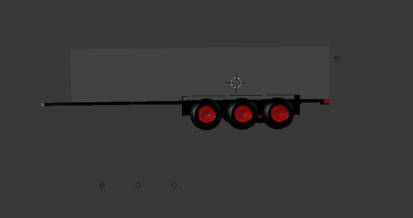 Custom 24 foot box trailer free 3D model | CGTrader