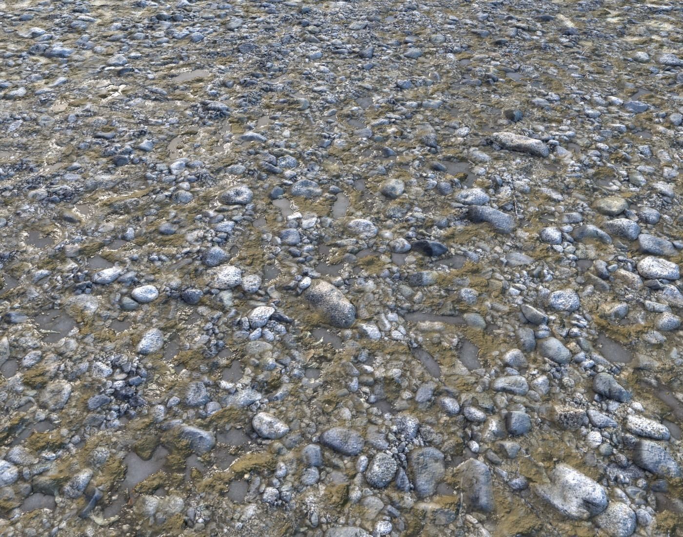 Sand and Pebbles Seamless PBR Texture | CGTrader