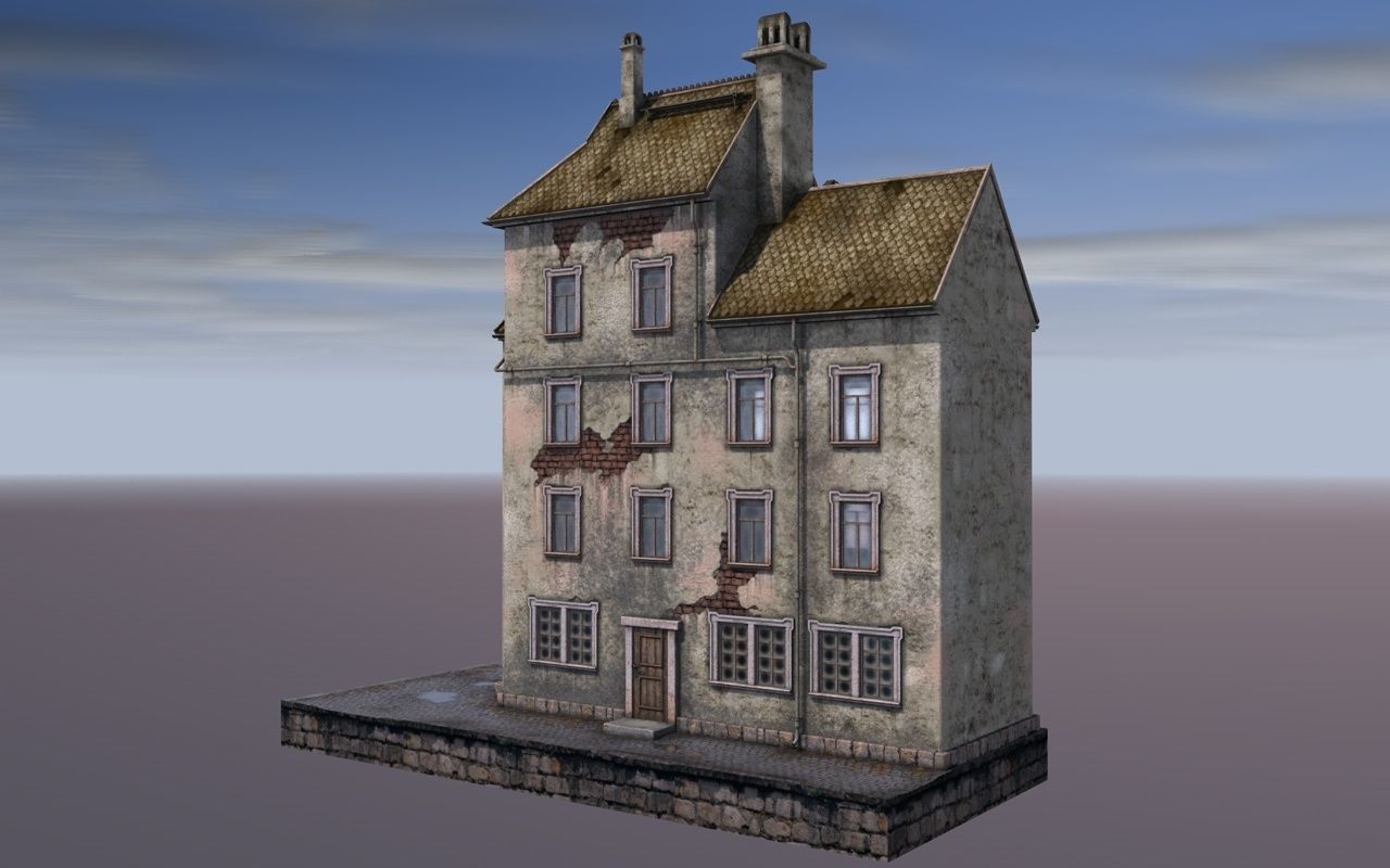 Port building 3D model | CGTrader