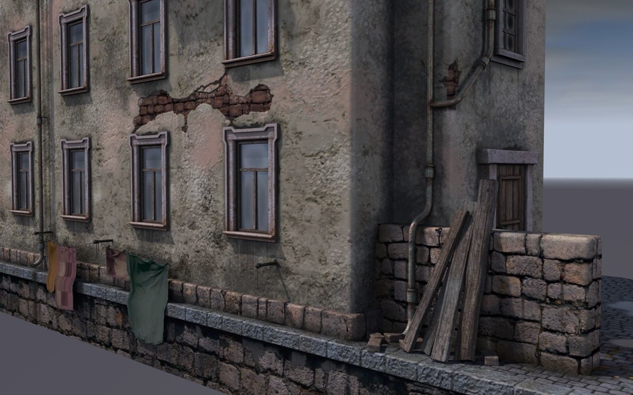 Port building 3D model | CGTrader