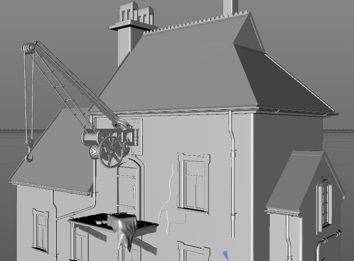 Port building 3D model | CGTrader