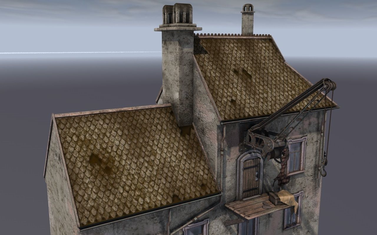 Port building 3D model | CGTrader