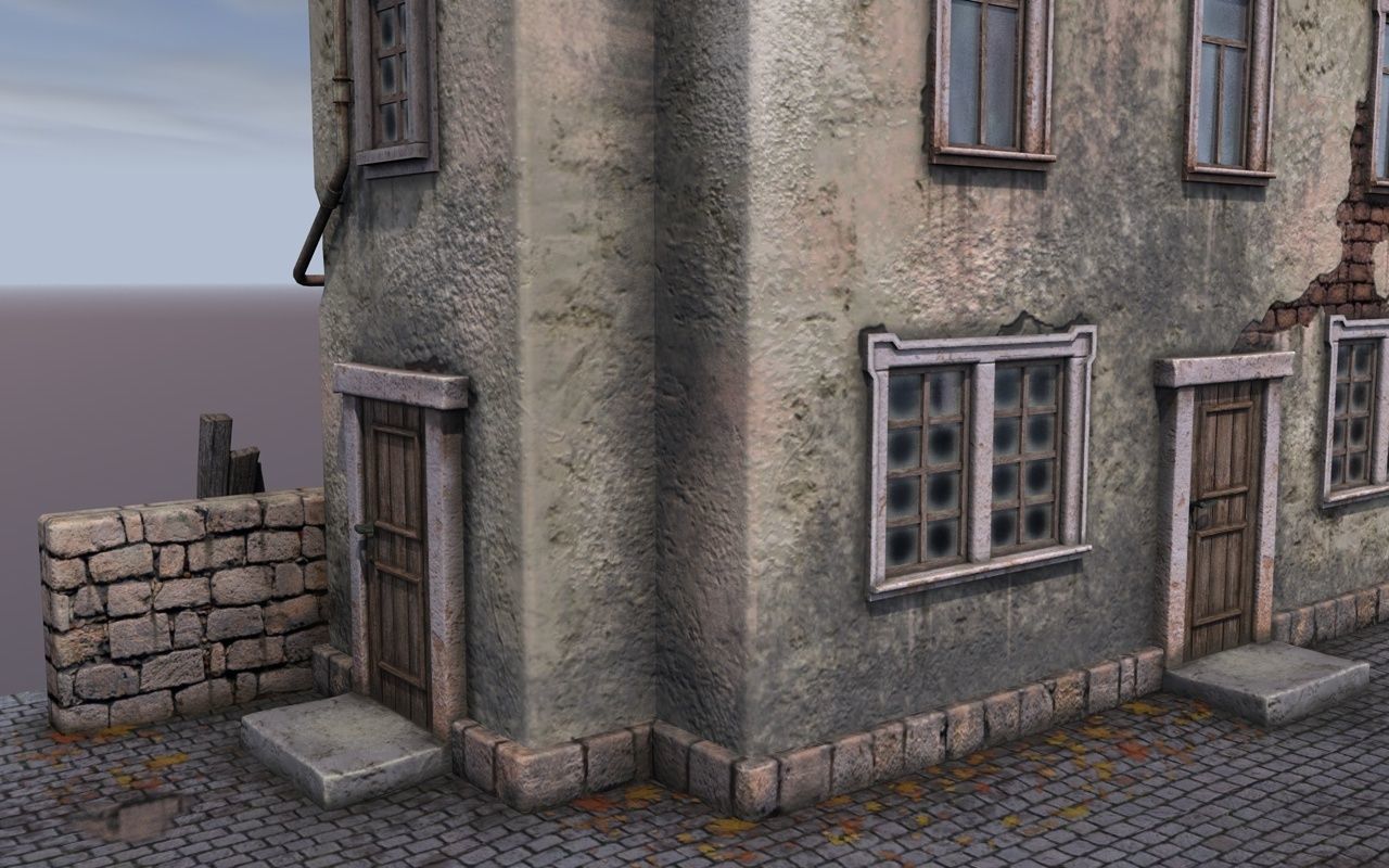 Port building 3D model | CGTrader