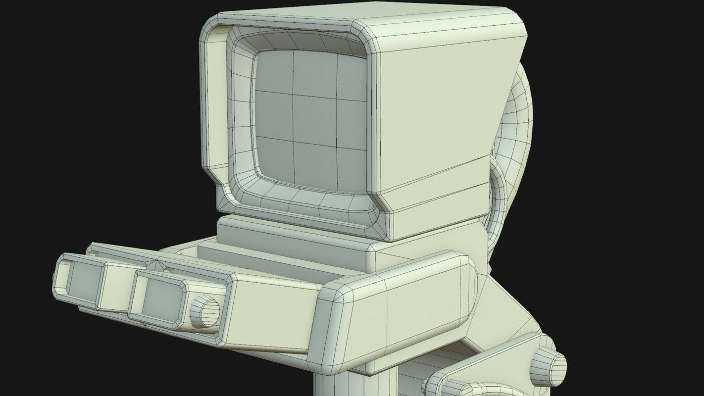 3D model Sci-Fi Microscope VR / AR / low-poly | CGTrader