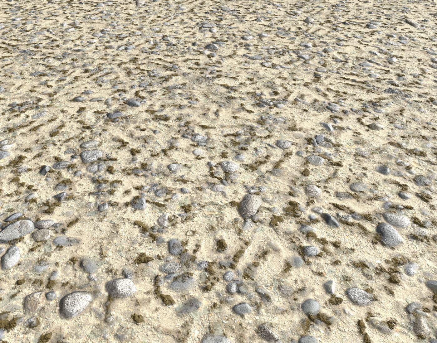 Sand and Pebbles 2 Seamless PBR Texture | CGTrader