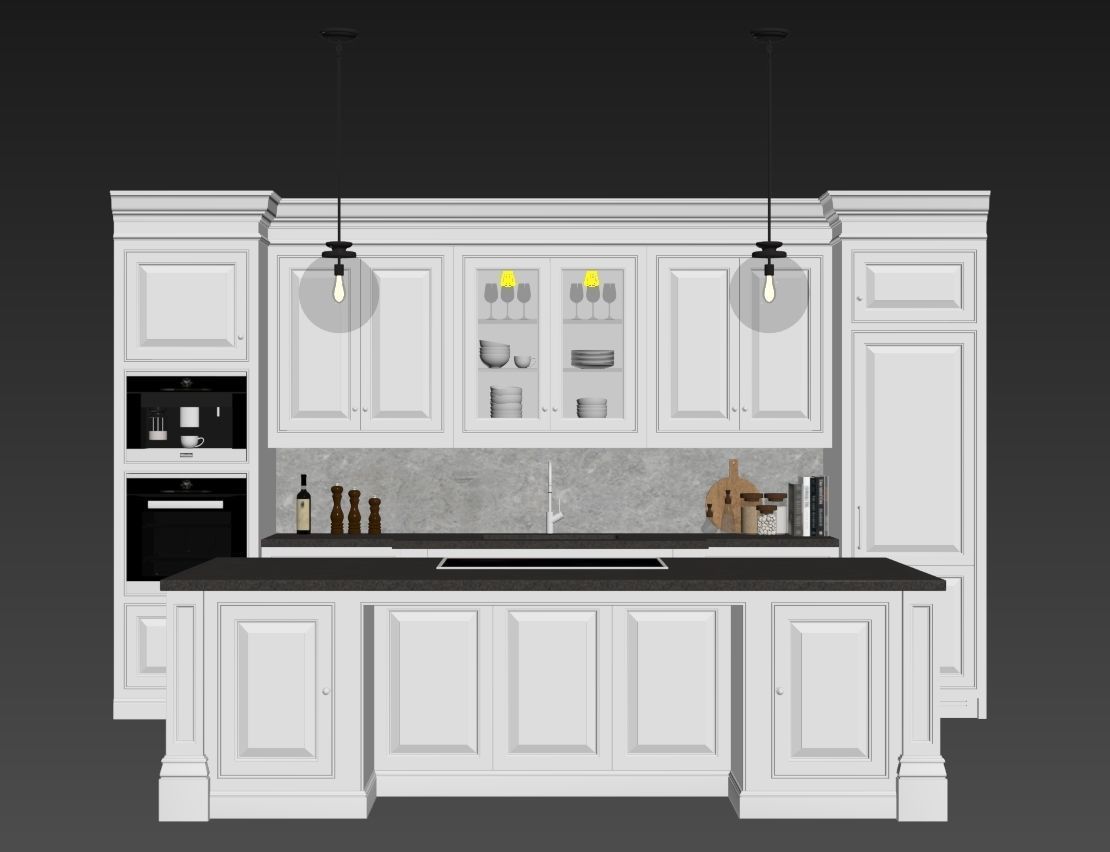 Kitchen by Tom Howley 2 3D model | CGTrader