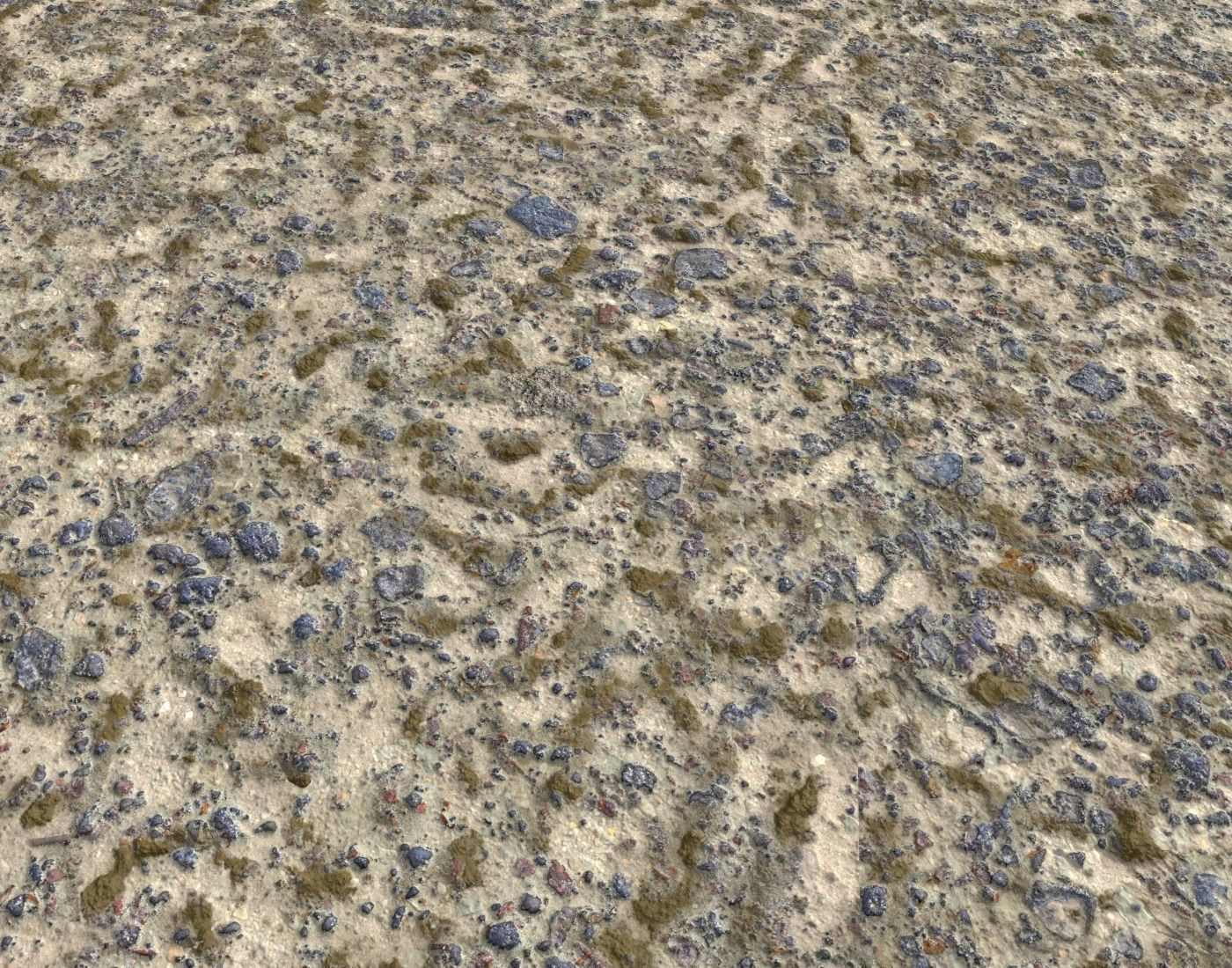 Sand and Rocks 2 Seamless PBR Texture | CGTrader