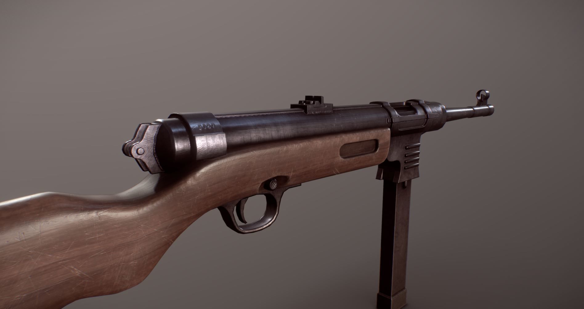 3D model MP41 Submachine Gun VR / AR / low-poly | CGTrader