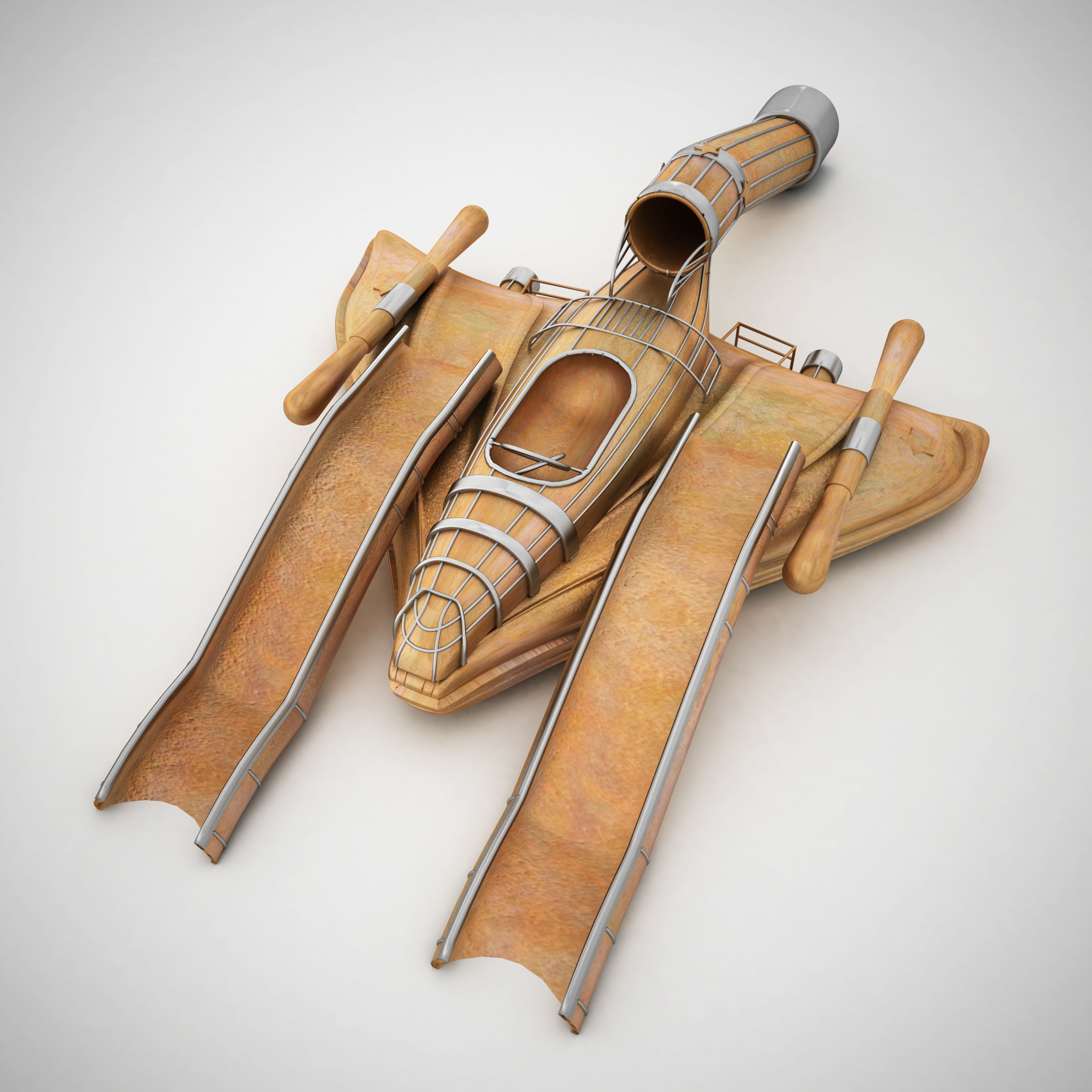 ALIEN SHIP 3D model MAX C4D