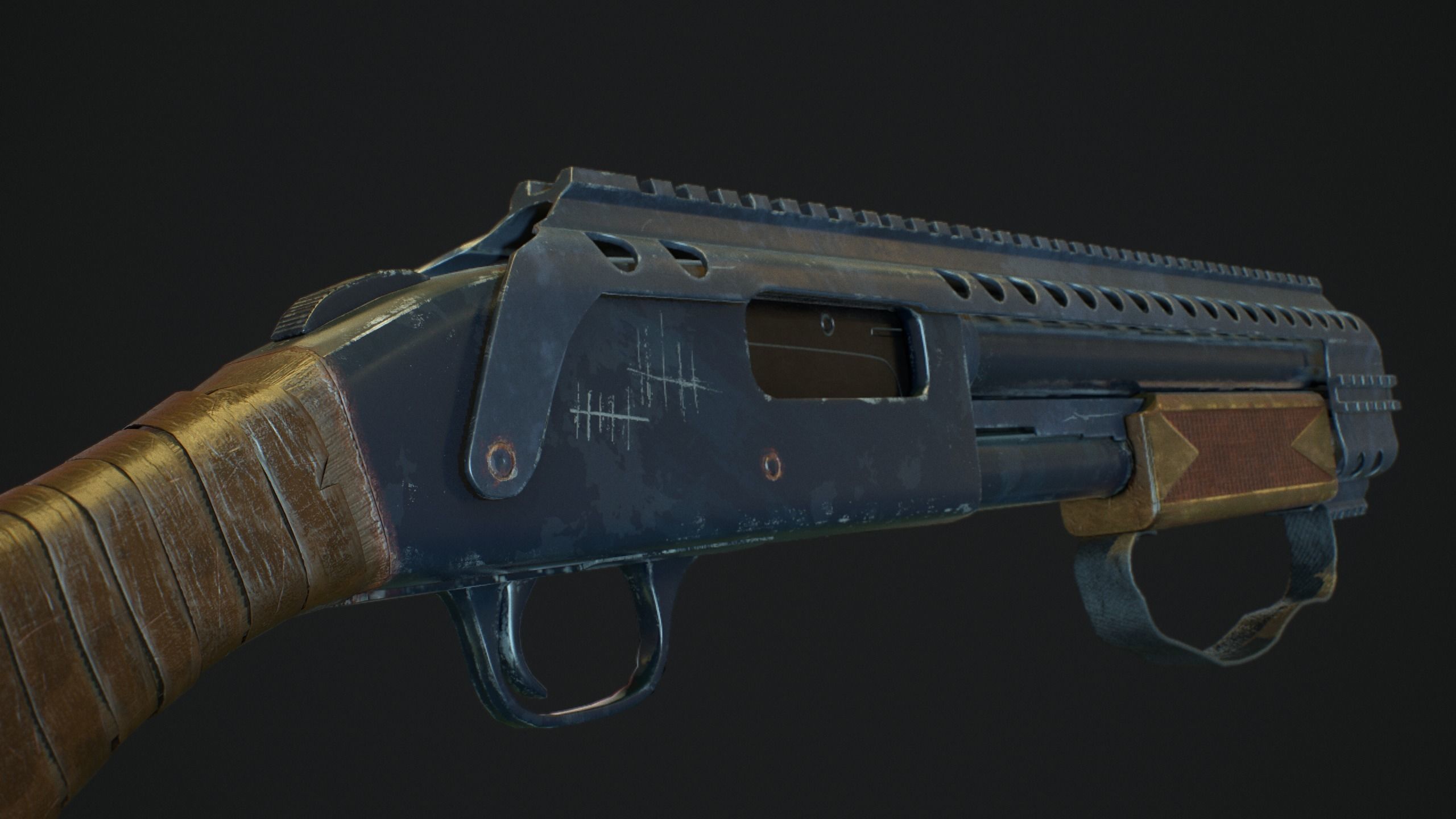 3D model Shotgun Mossberg Shockwave VR / AR / low-poly | CGTrader