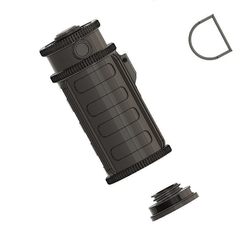 Star Wars Grenades Flashbang Dioxys Bacta V2 3D model 3D printable ...