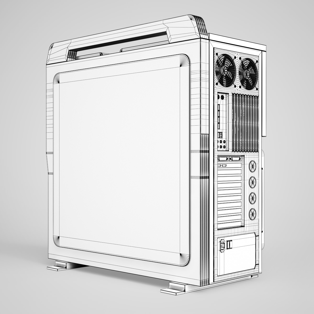 CGAxis PC Case 03 3D model | CGTrader