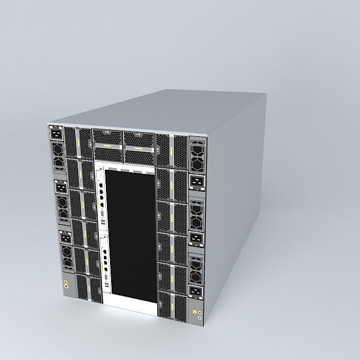 Huawei E9000 Server Hosting Platform free 3D model | CGTrader