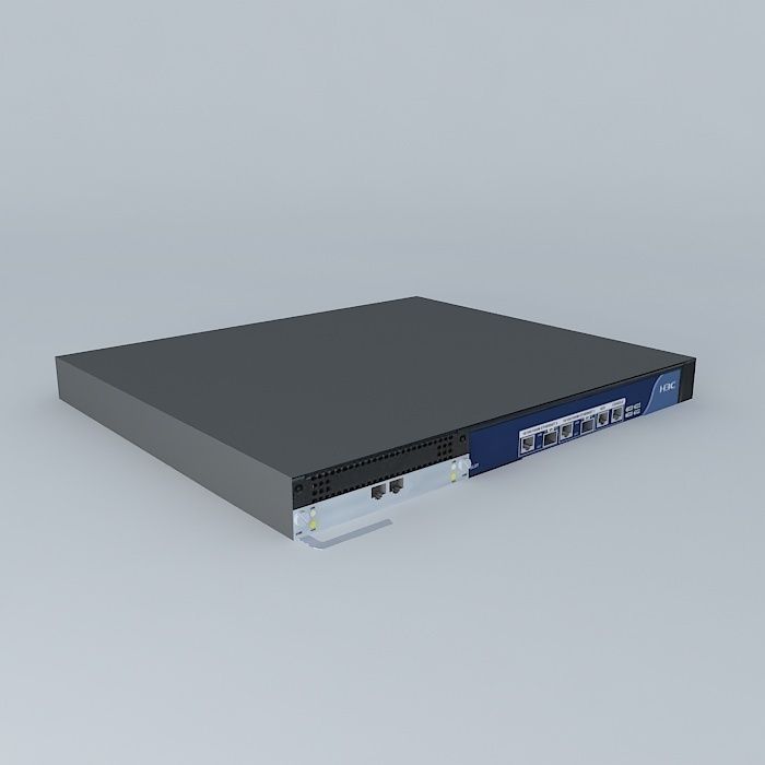 HP H3C F1000-A Firewall Appliance 3D model | CGTrader
