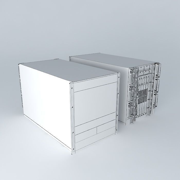 Huawei E9000 Mixed Server Blades 3D Model .max .obj .3ds .fbx .stl .dae ...