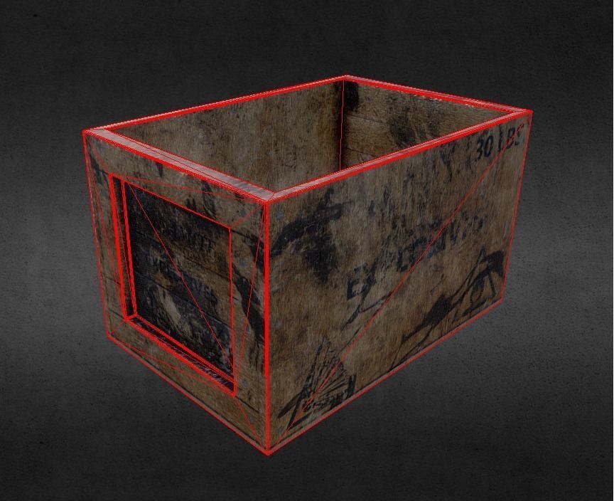 Wooden Dynamite Crate free VR / AR / low-poly 3D model | CGTrader