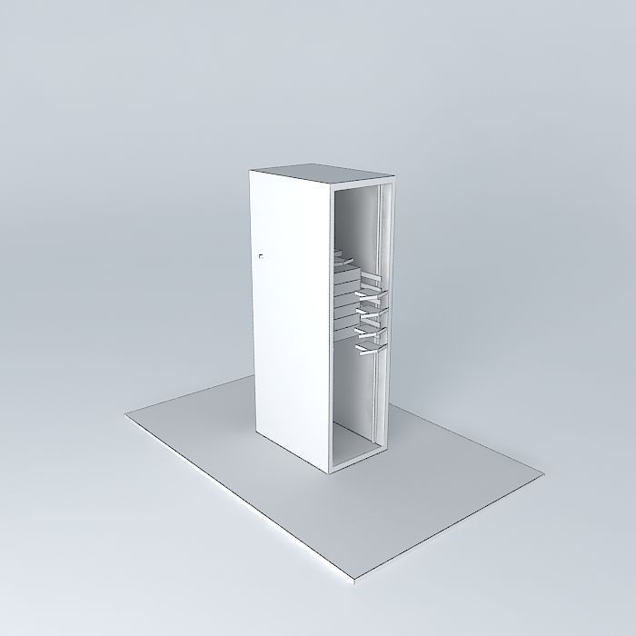 Data Center Cabinet Air Flow 3D model | CGTrader