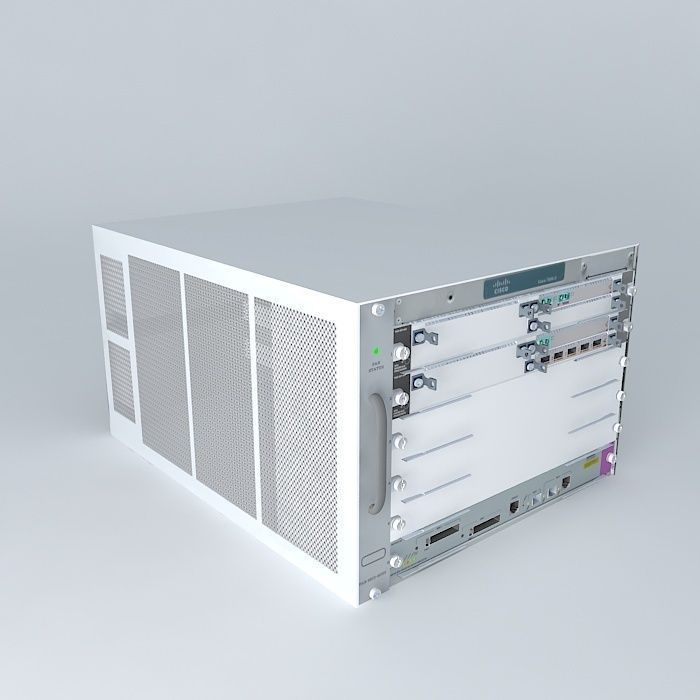 Cisco 7606s Series Router 3D model | CGTrader