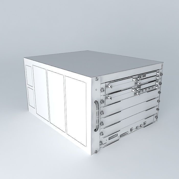 Cisco 7606s Series Router 3D model | CGTrader