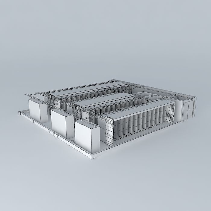 Data Center Room 3D model | CGTrader