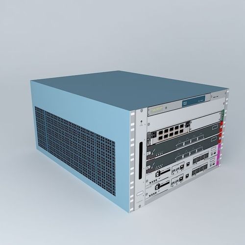 Cisco 7606s Router 3D Model .max .obj .3ds .fbx .stl .dae - CGTrader.com
