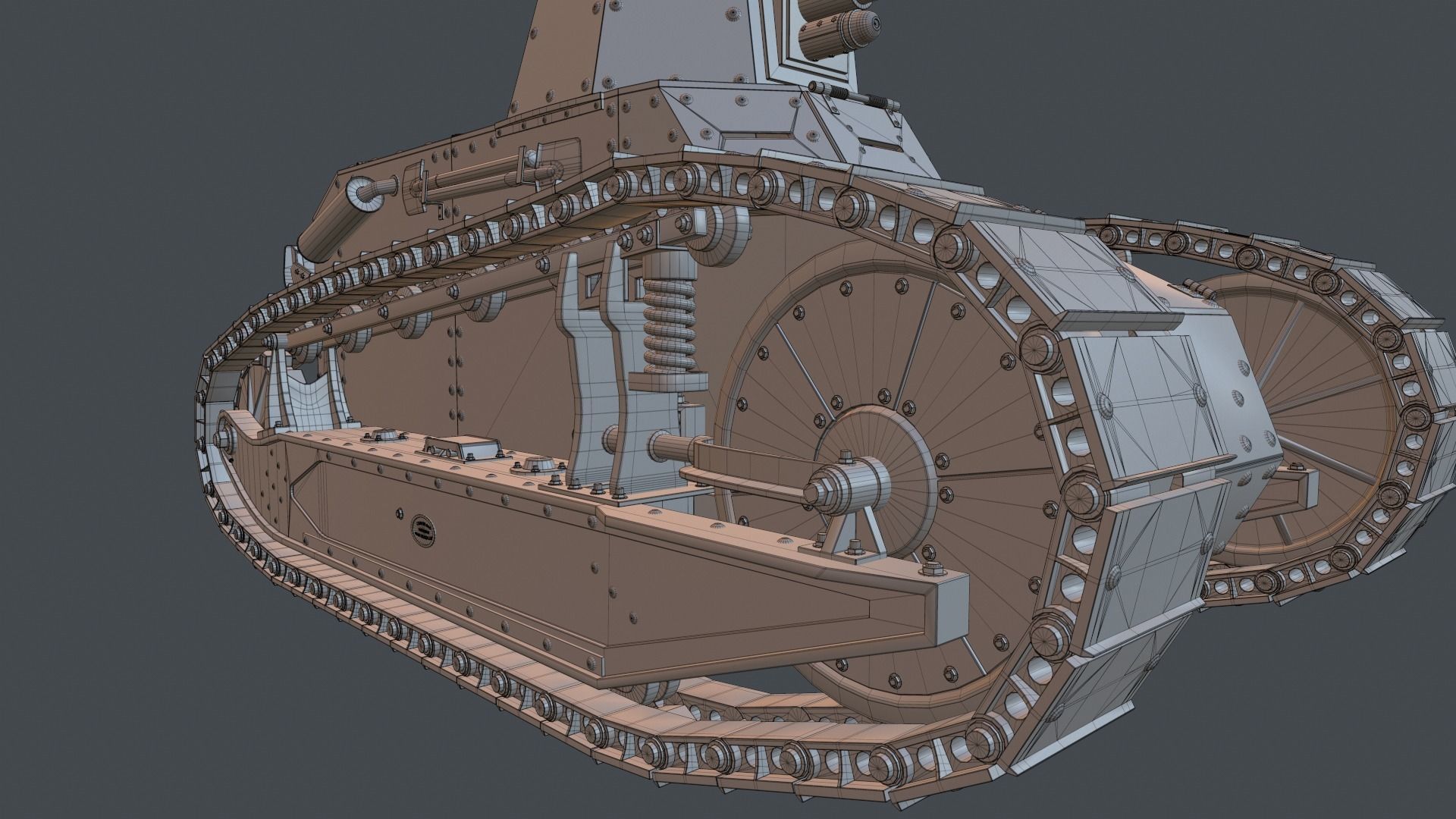 Renault FT-17 French 3D model | CGTrader