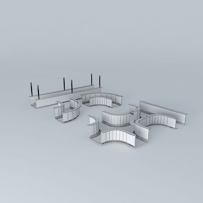 Ceiling Suspended Cable Tray 3D model | CGTrader