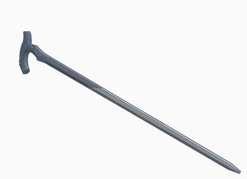 Devil May Cry 5 Vs Cane replica prop DMC V stl 3d model 3D model 3D ...