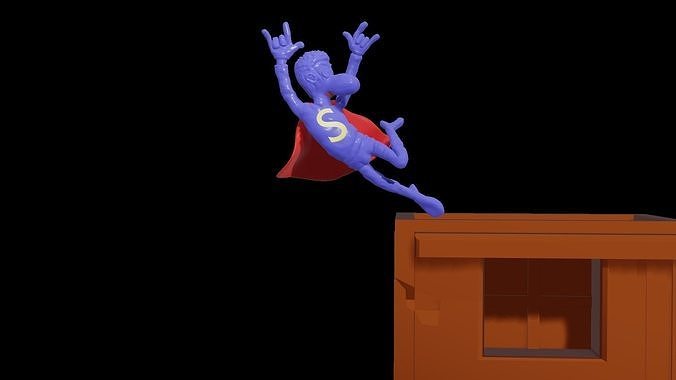 3D model Super Lopez Volando VR / AR / low-poly | CGTrader