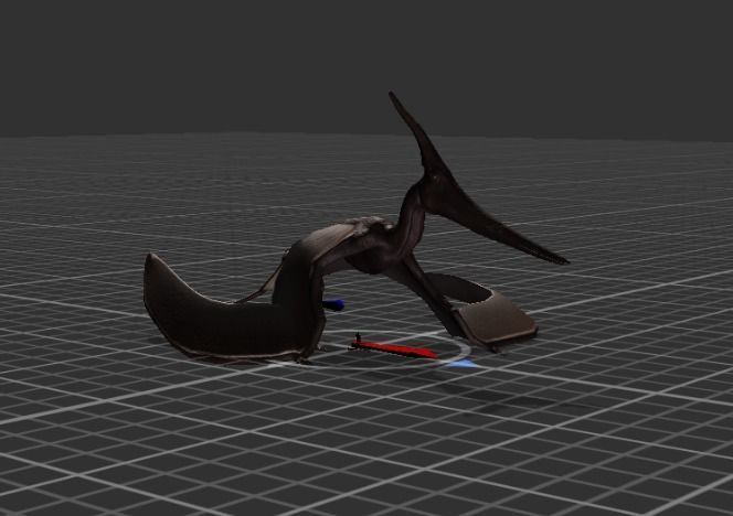 3D model Pterodactyl Asset Pack VR / AR / low-poly rigged animated ...