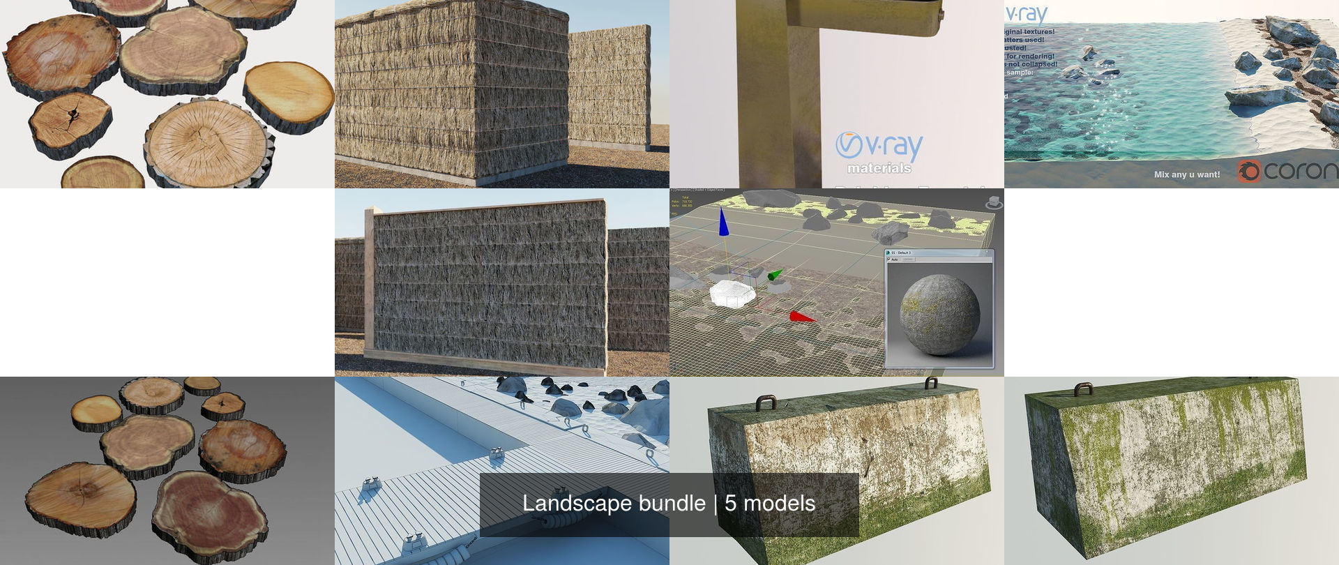 Landscape bundle 3D Model Collection | CGTrader