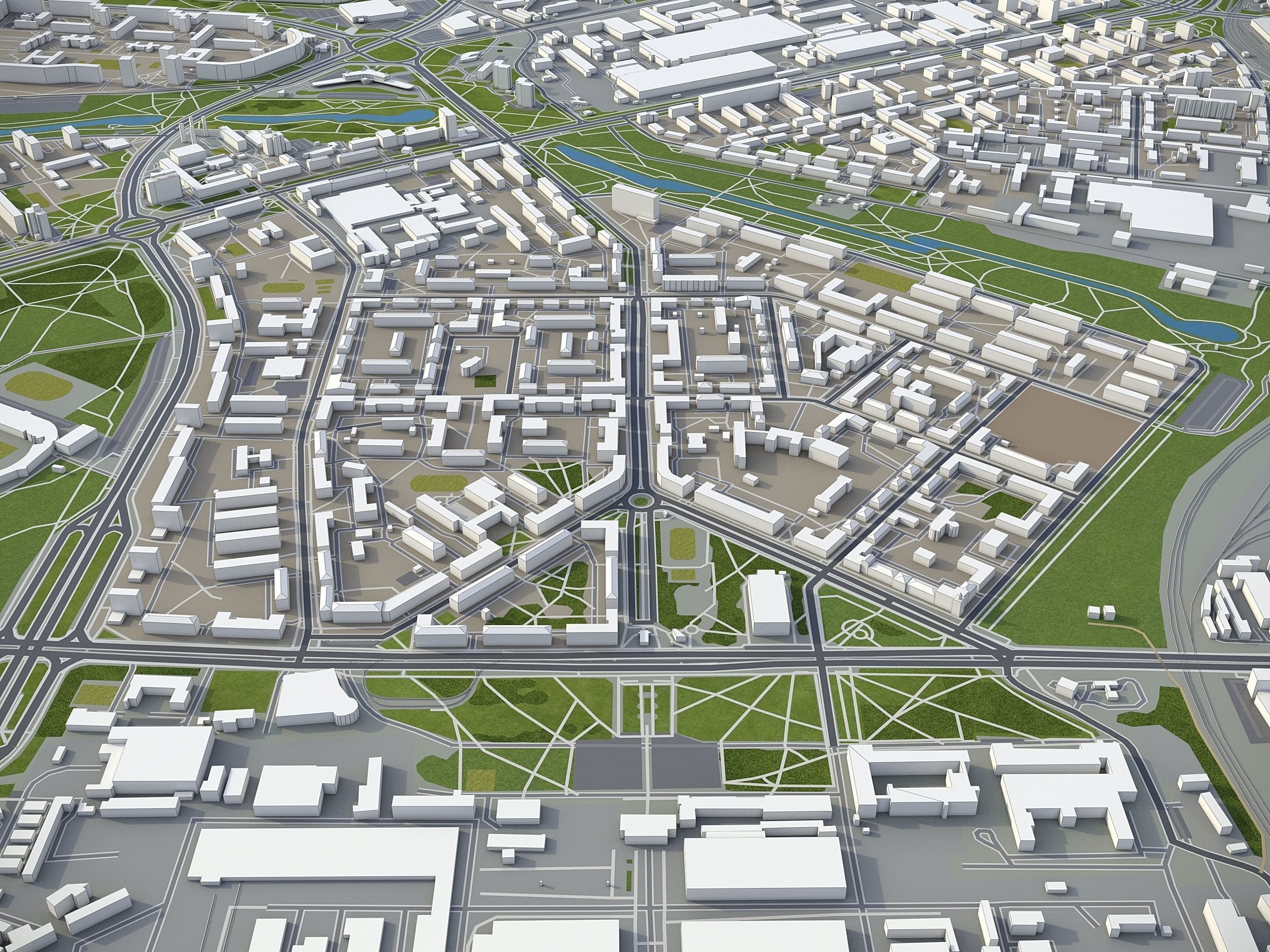 3D model Minsk VR / AR / low-poly | CGTrader
