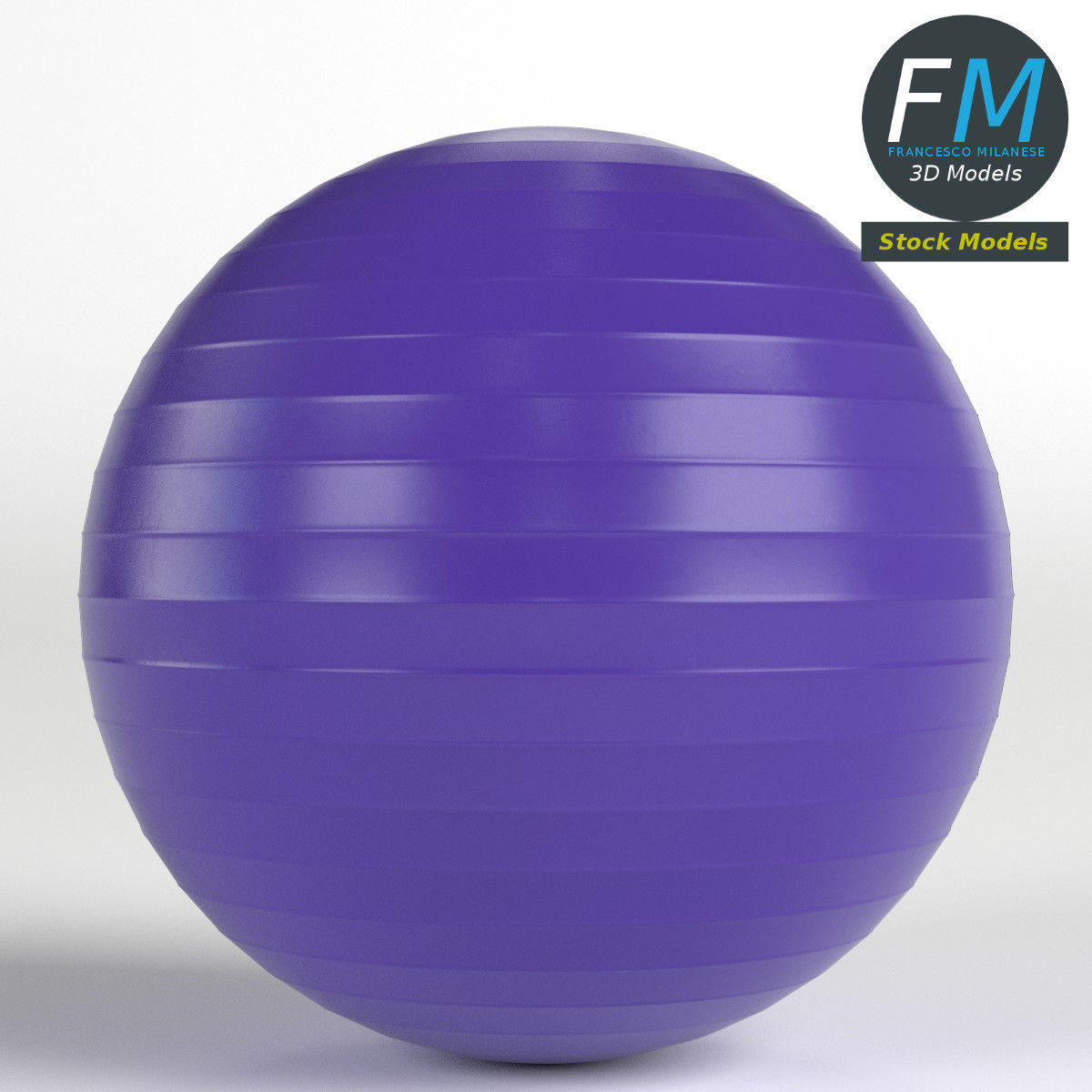Fitball exercise ball 3D model | CGTrader