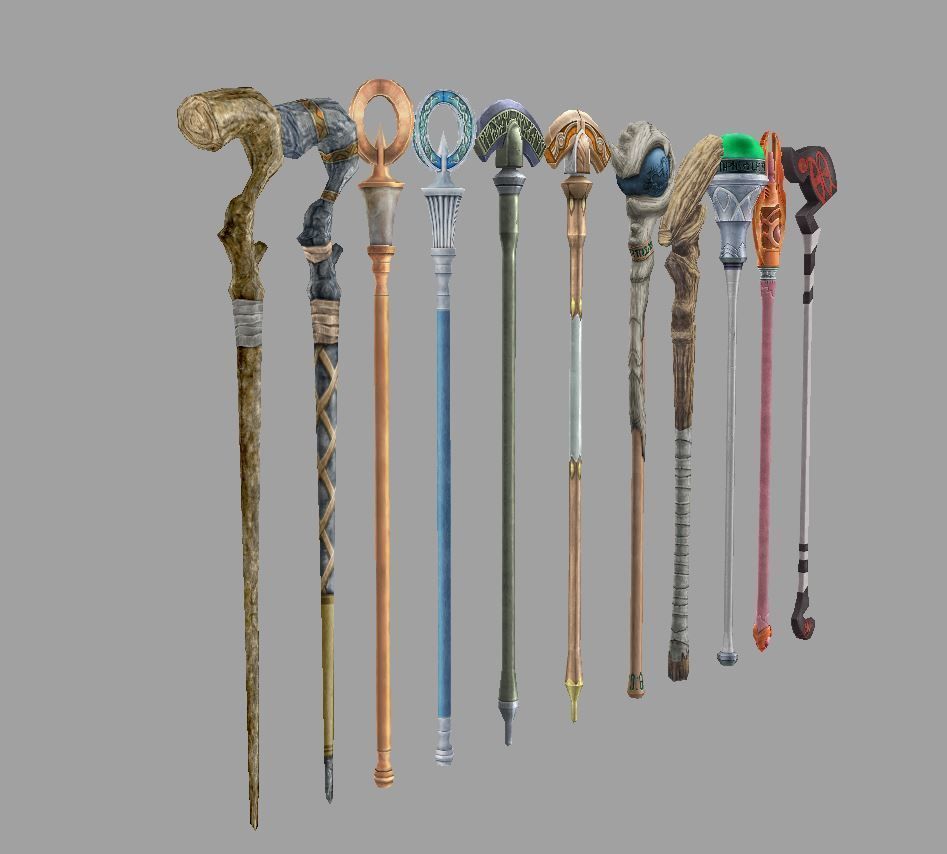 3D model weapon Scepter VR / AR / low-poly | CGTrader