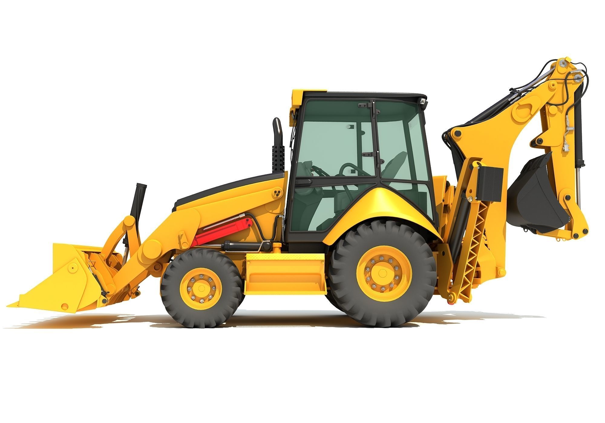 Backhoe Loader 3D Models 3D model | CGTrader
